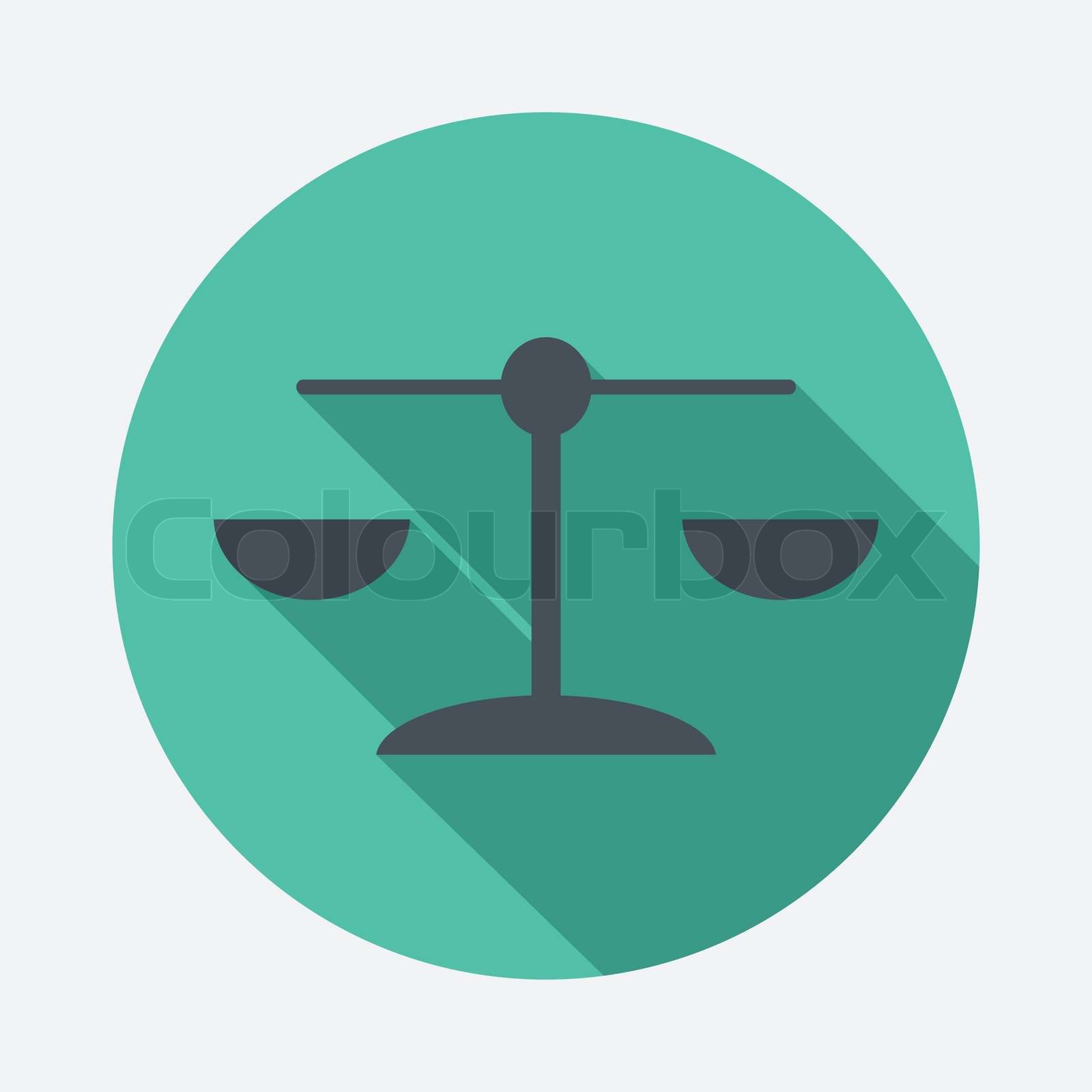 Waage-Symbol | Stock-Vektor | Colourbox