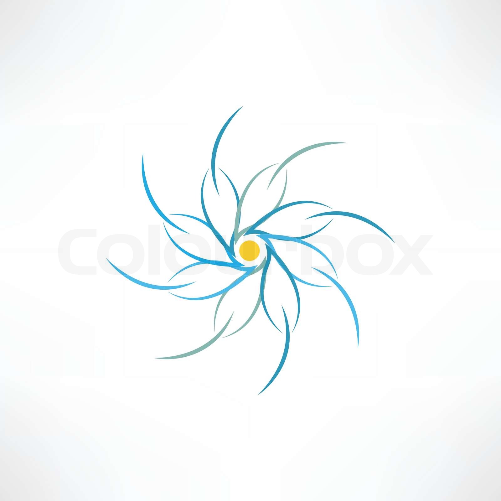 One flower | Stock vector | Colourbox