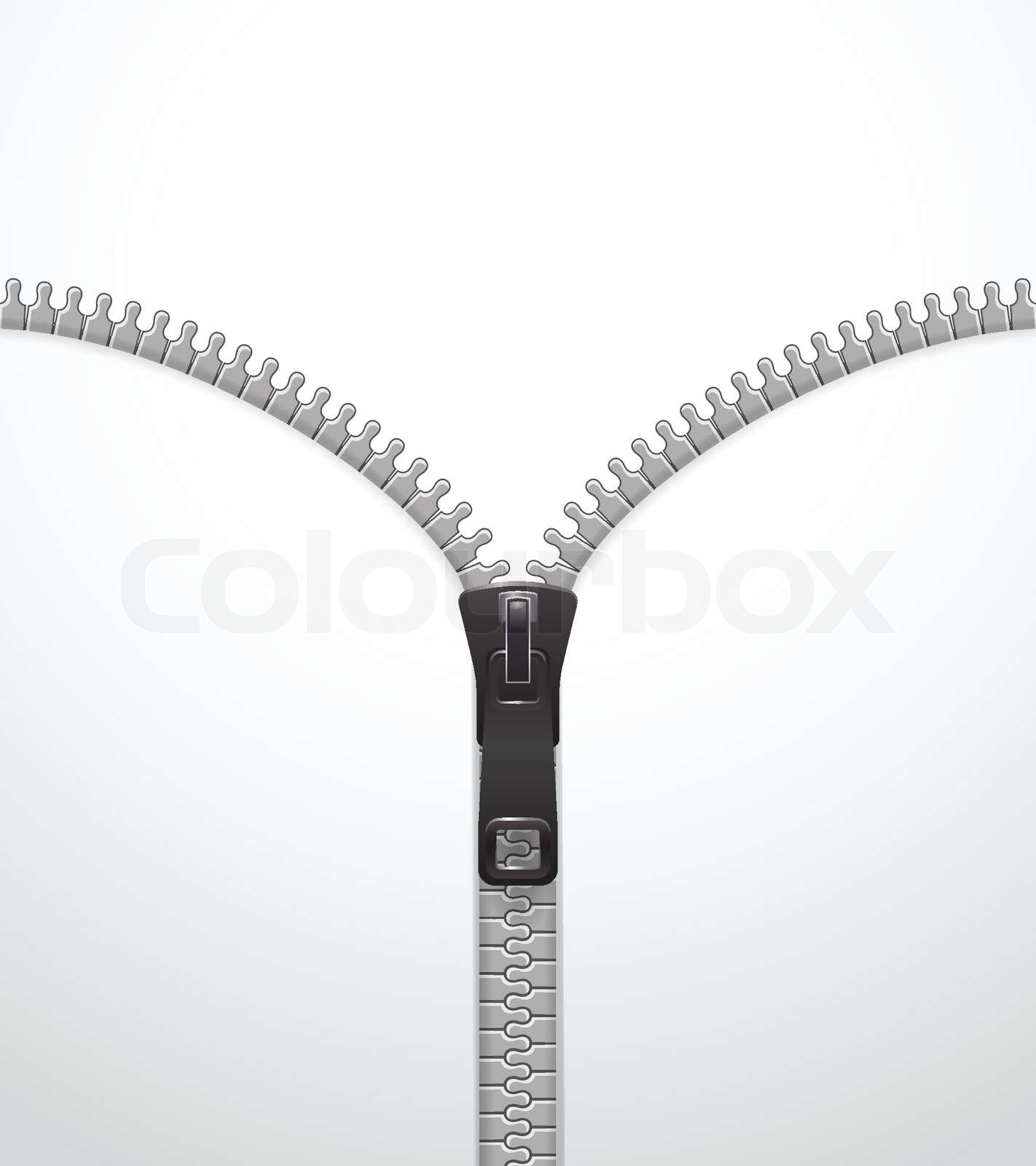 Zipper vector template | Stock vector | Colourbox