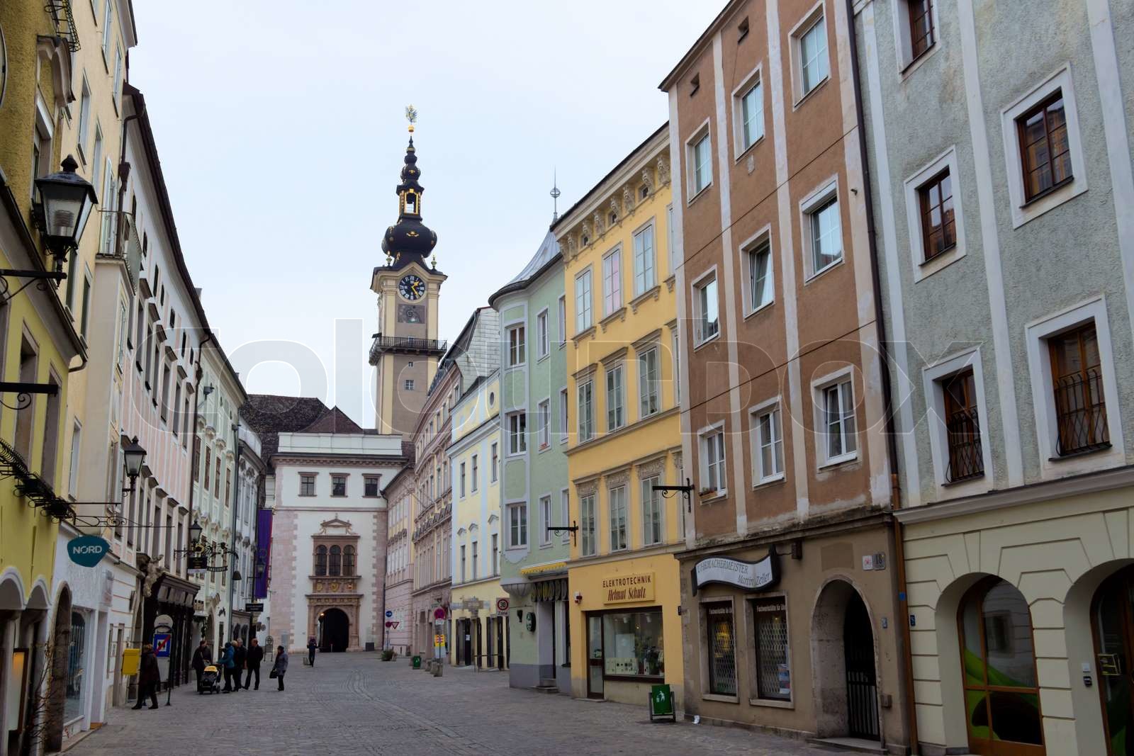 austria, linz, old town | Stock image | Colourbox