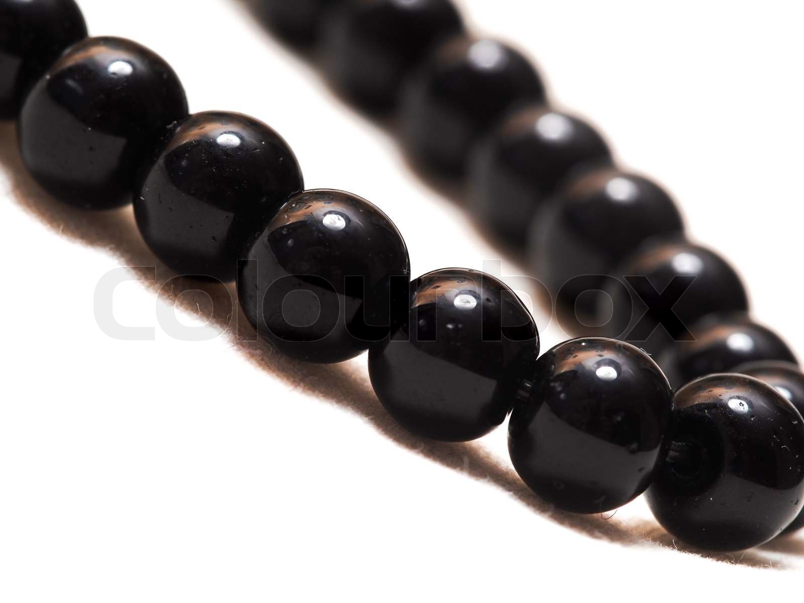 Obsidian Necklace | Stock image | Colourbox