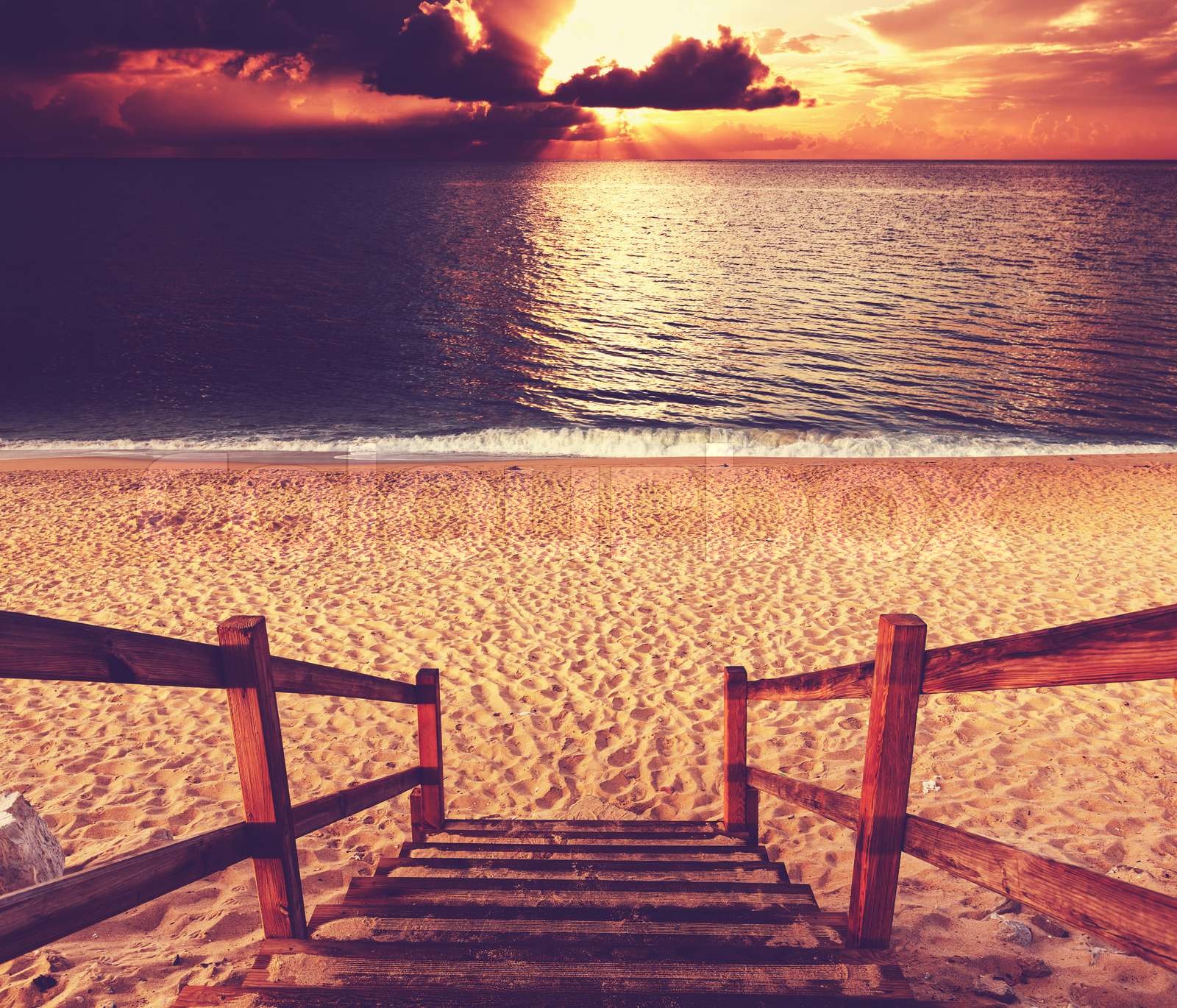 Promenade am Strand | Stock Bild | Colourbox