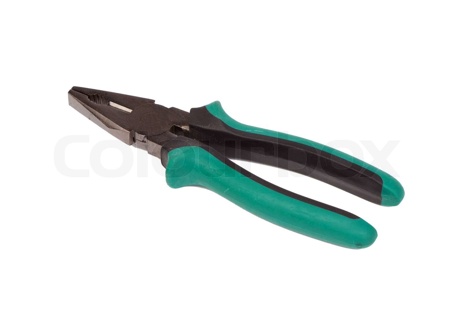 Foto grüne Zange | Stock Bild | Colourbox