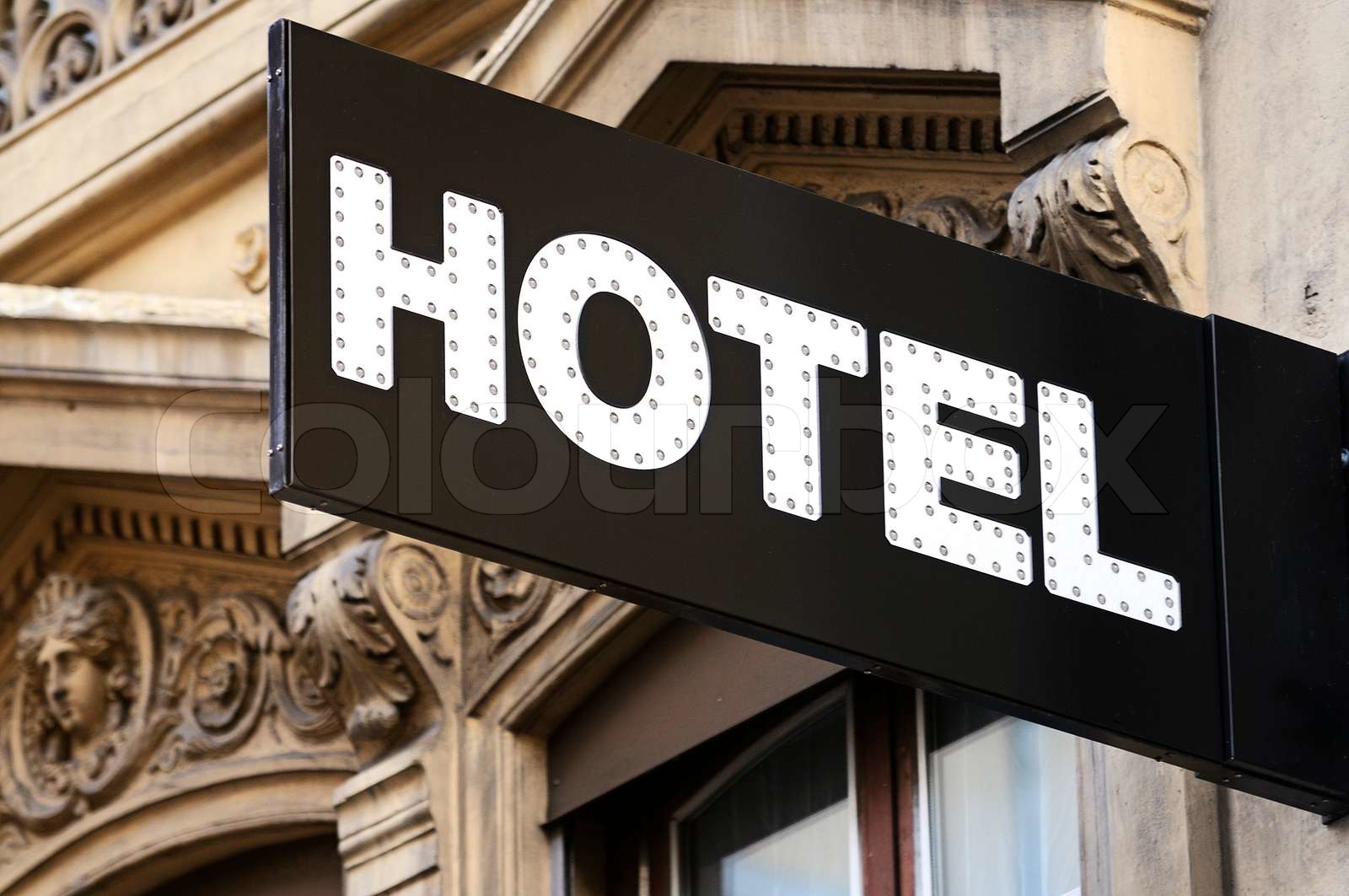 hotel sign | Stock image | Colourbox