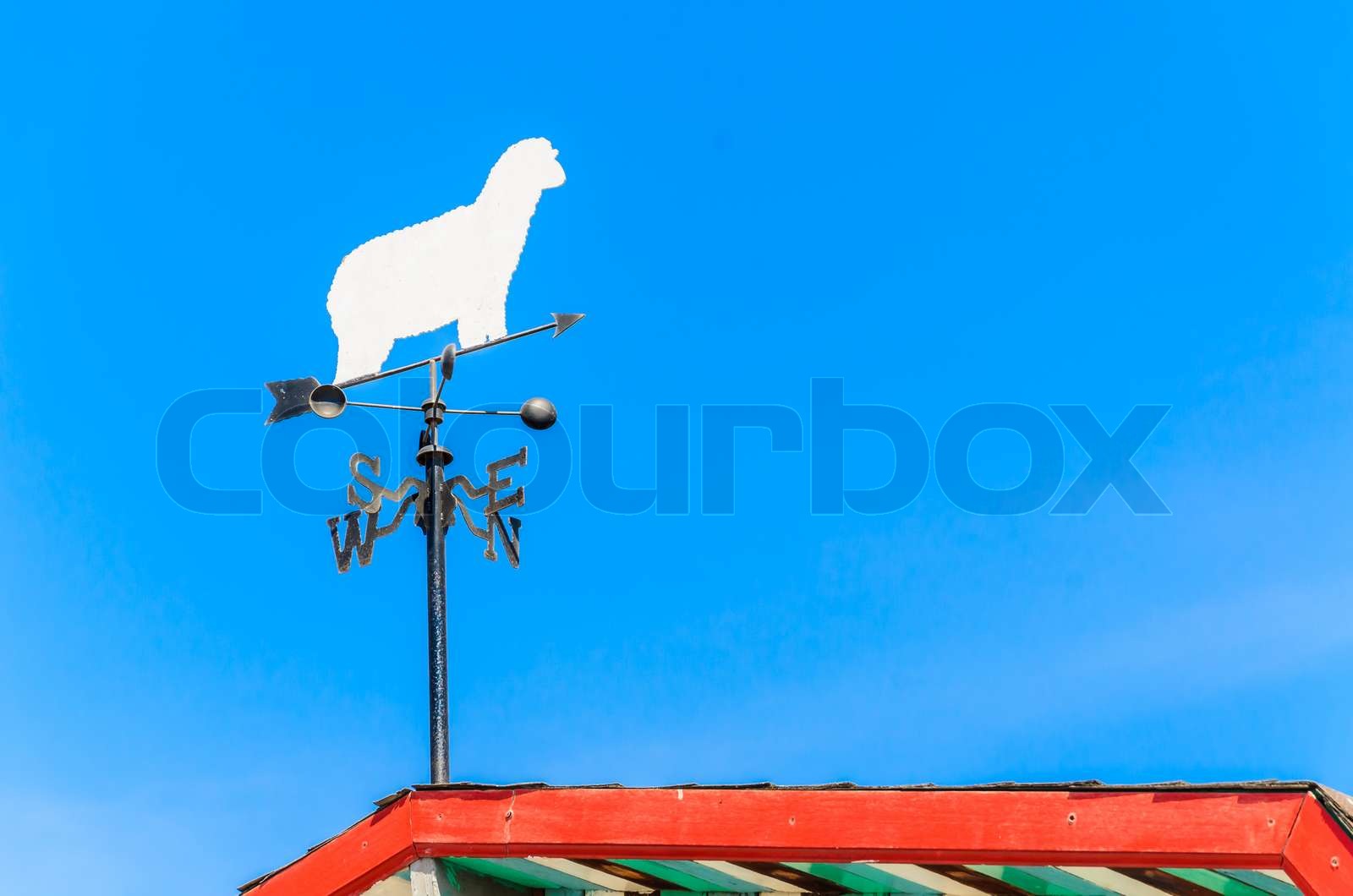 Weather vane compass | Stock image | Colourbox