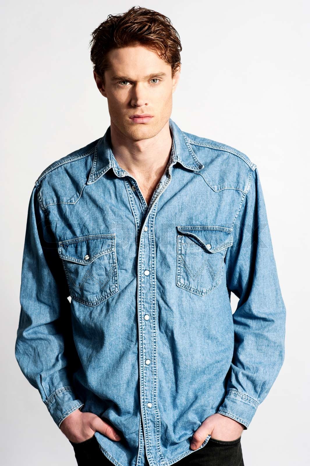 Smart guy posing in style | Stock image | Colourbox