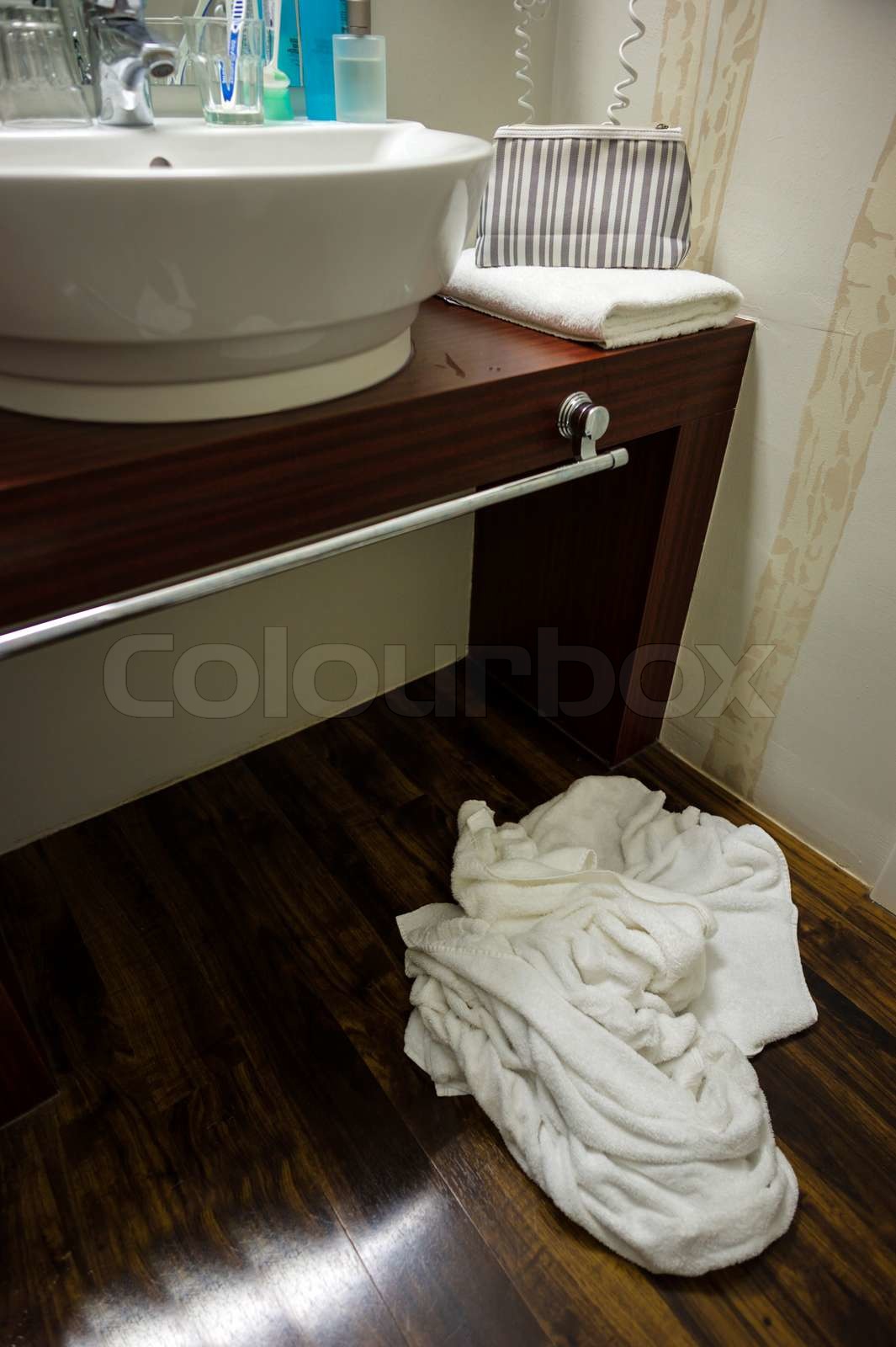 towels in a hotel for changing | Stock image | Colourbox