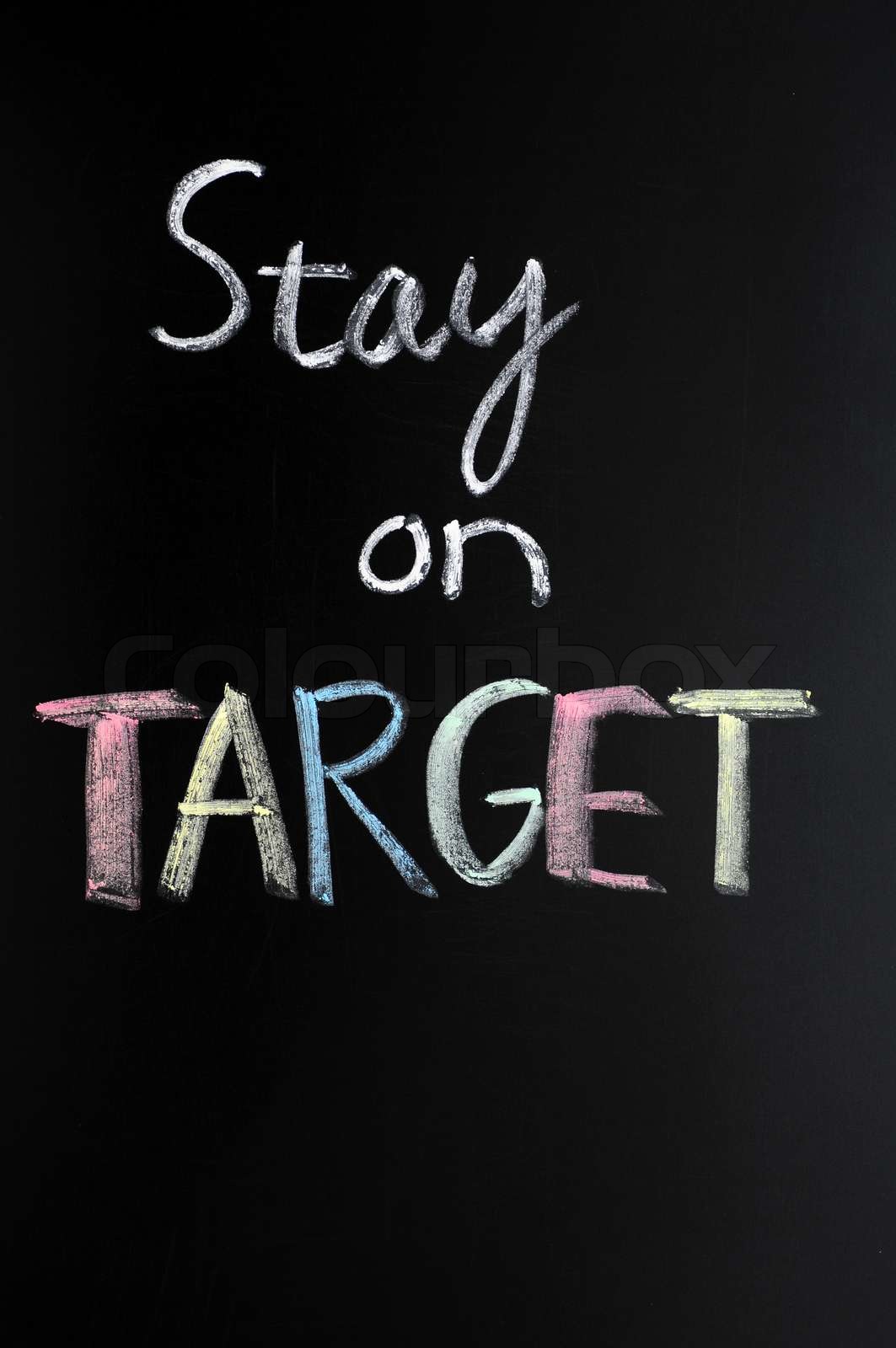 Stay on target | Stock image | Colourbox