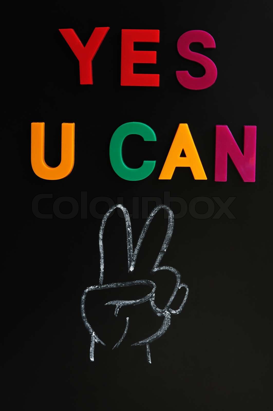 Yes You can | Stock image | Colourbox