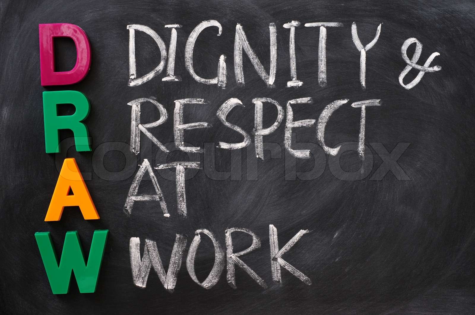 DRAW acronym | Stock image | Colourbox