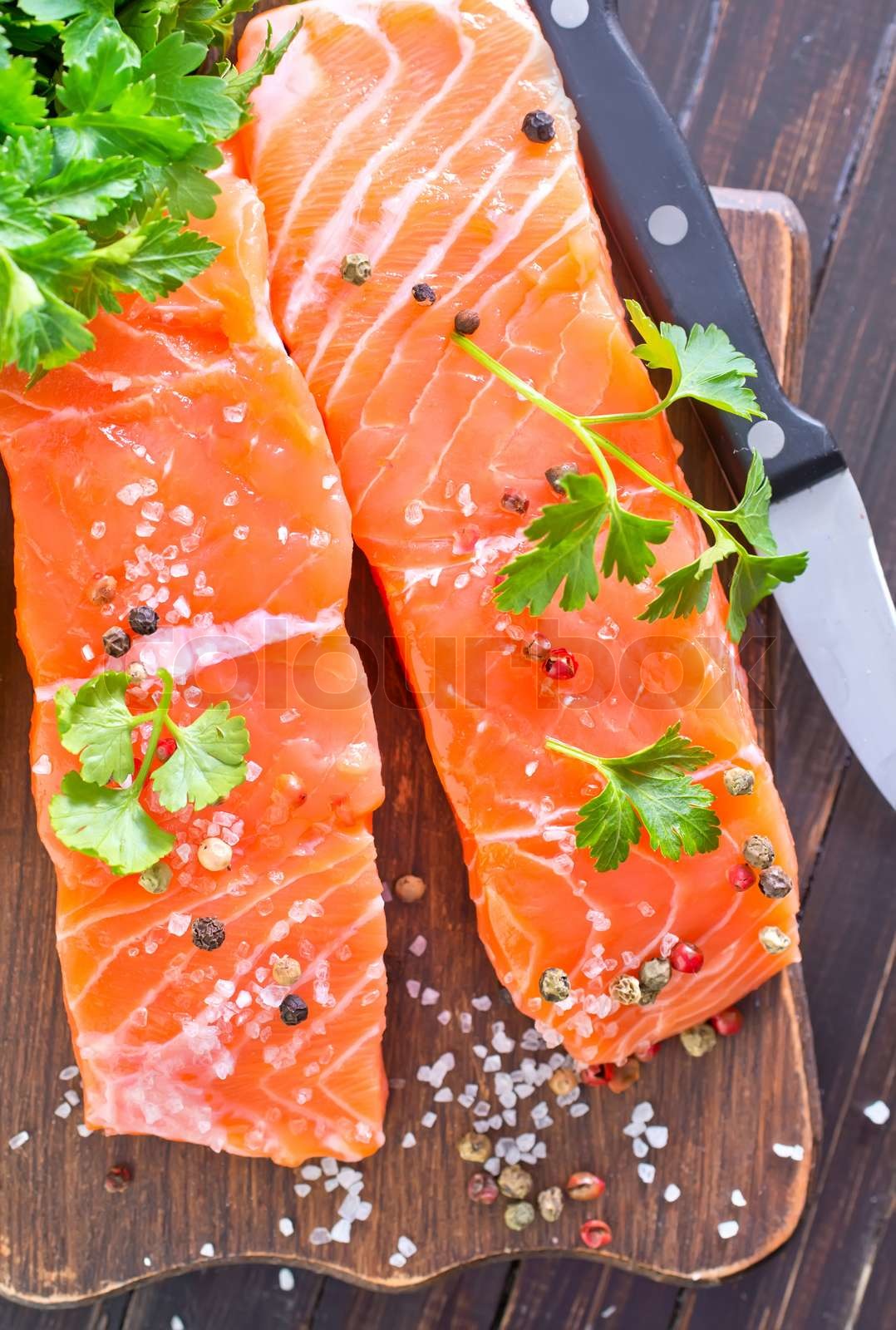 salmon | Stock image | Colourbox