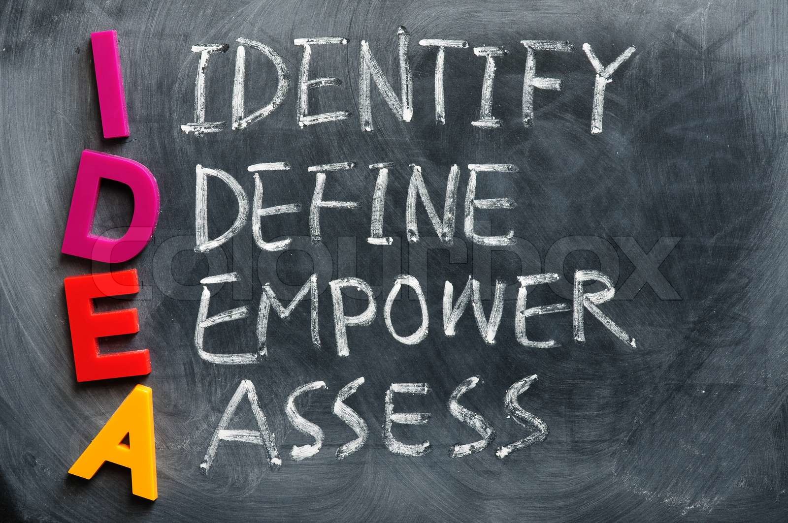 Acronym of IDEA | Stock image | Colourbox