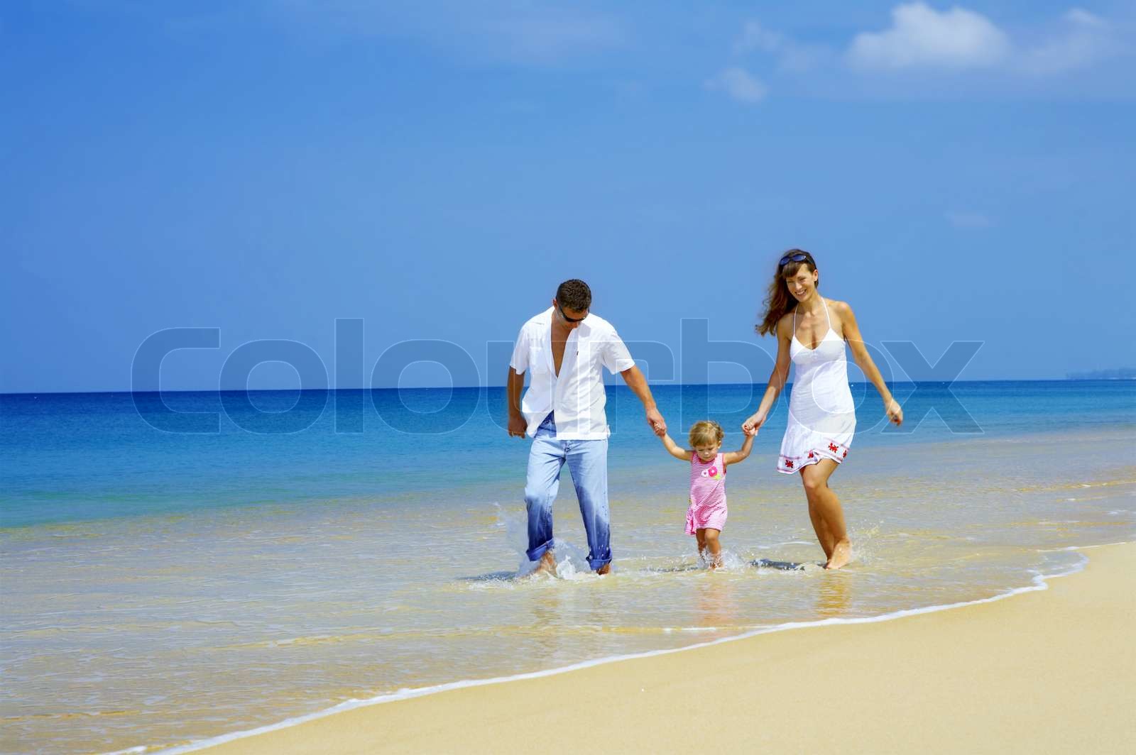 am Strand | Stock Bild | Colourbox