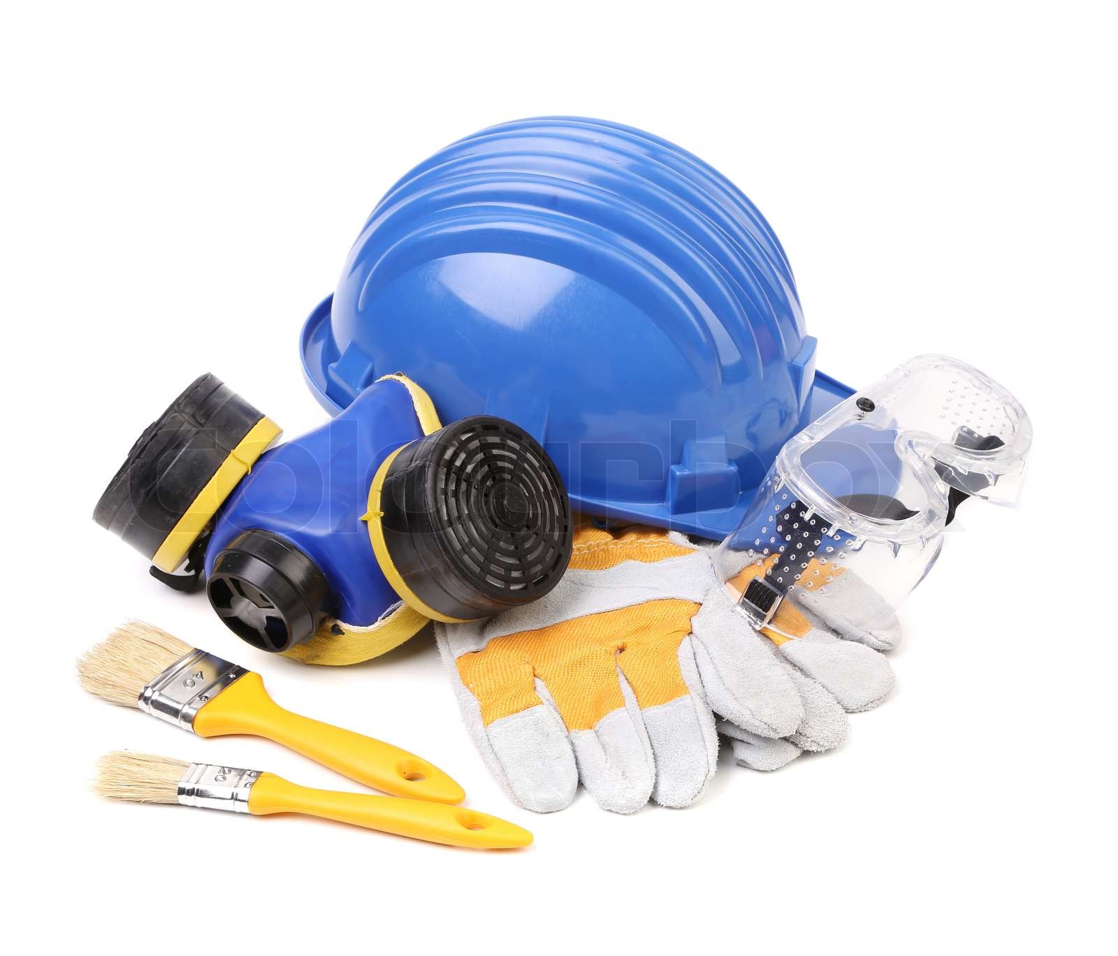 Working equipment for builders. | Stock image | Colourbox