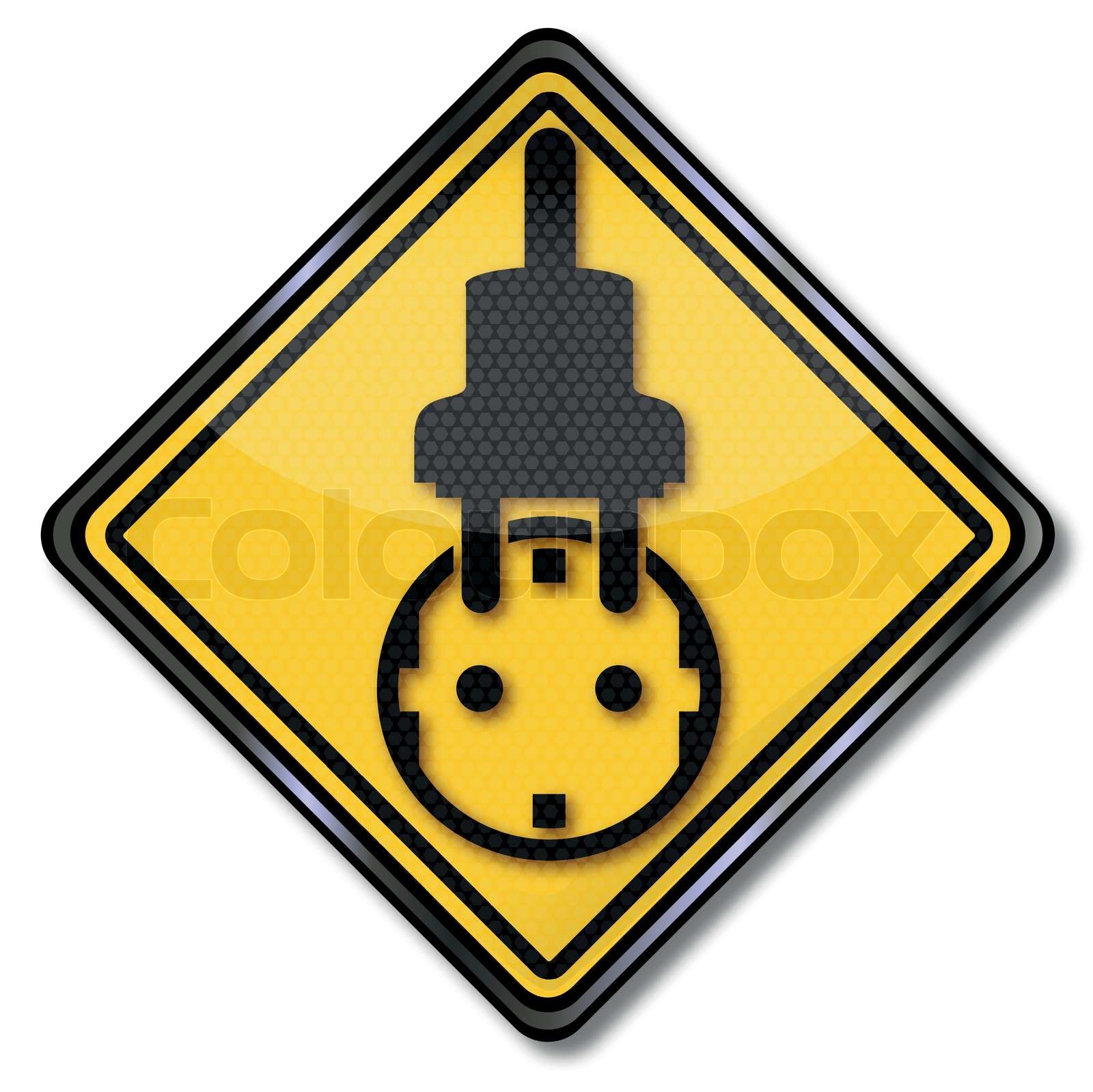 elektrik, stecker, abgabe | Stock vector | Colourbox