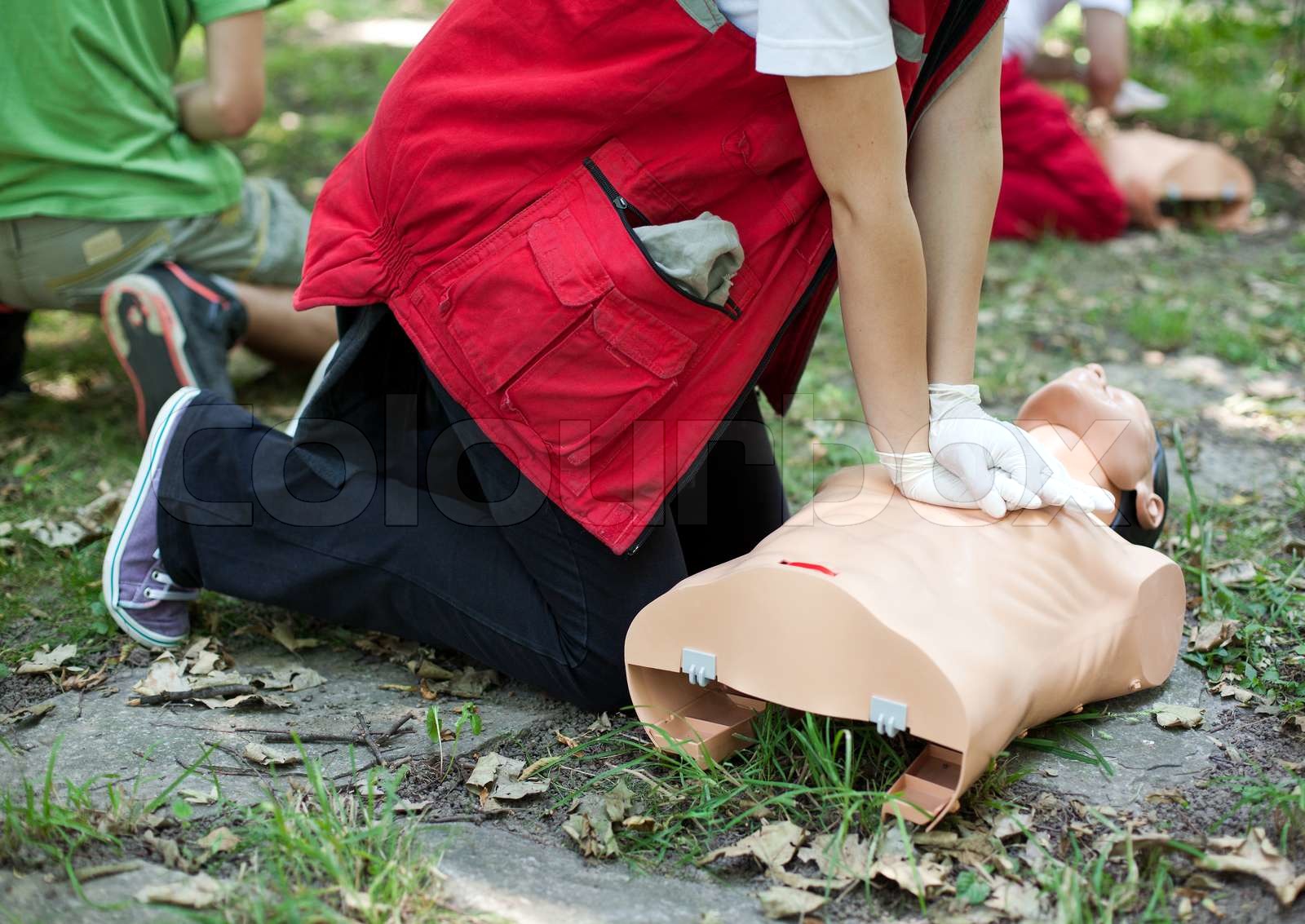 Heart massage | Stock image | Colourbox