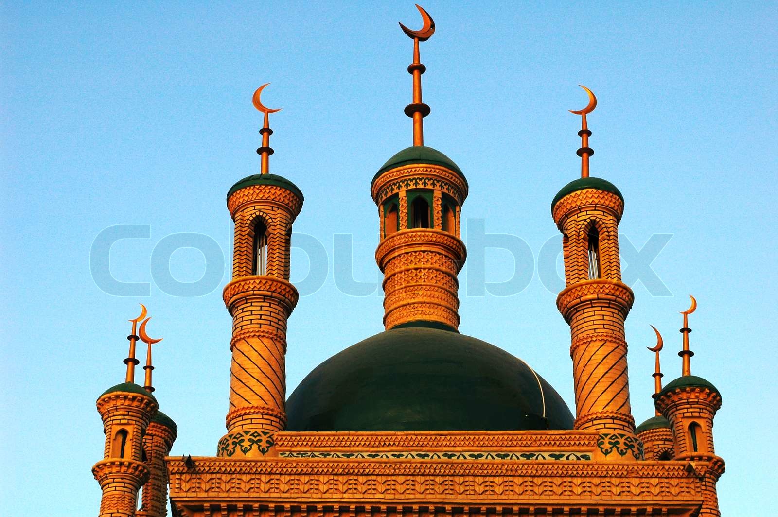 Roofs of a mosque | Stock image | Colourbox