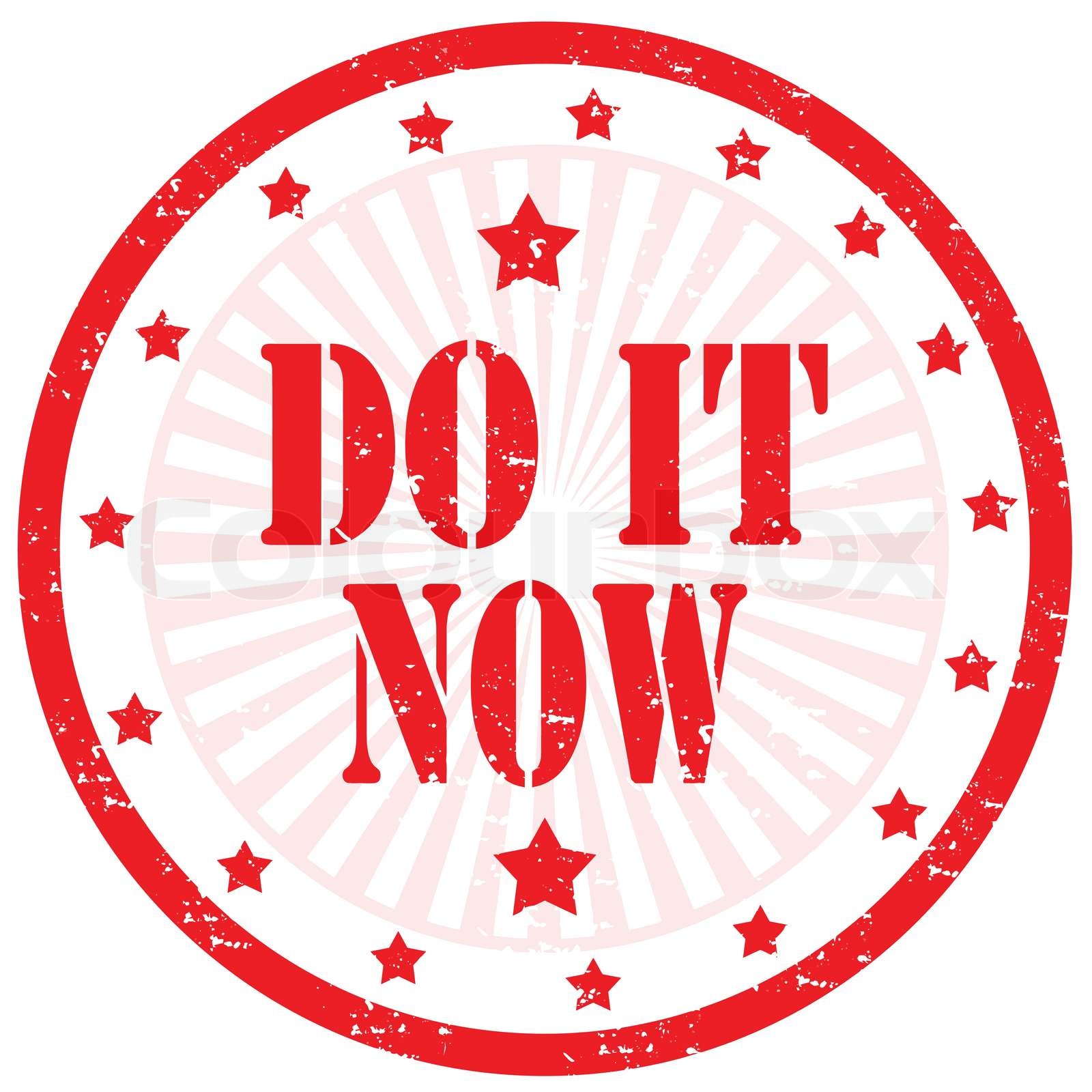 Do It Now-stamp | Stock vector | Colourbox