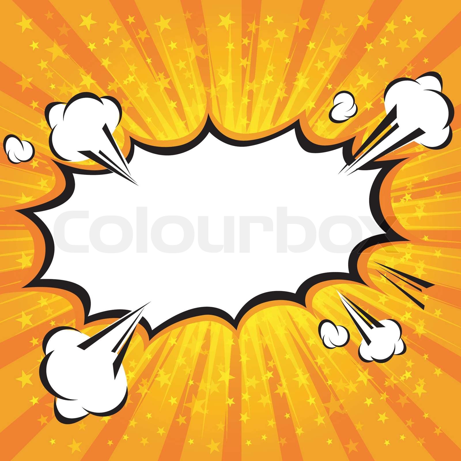 Comic Speech Bubble, Cartoon | Stock vector | Colourbox
