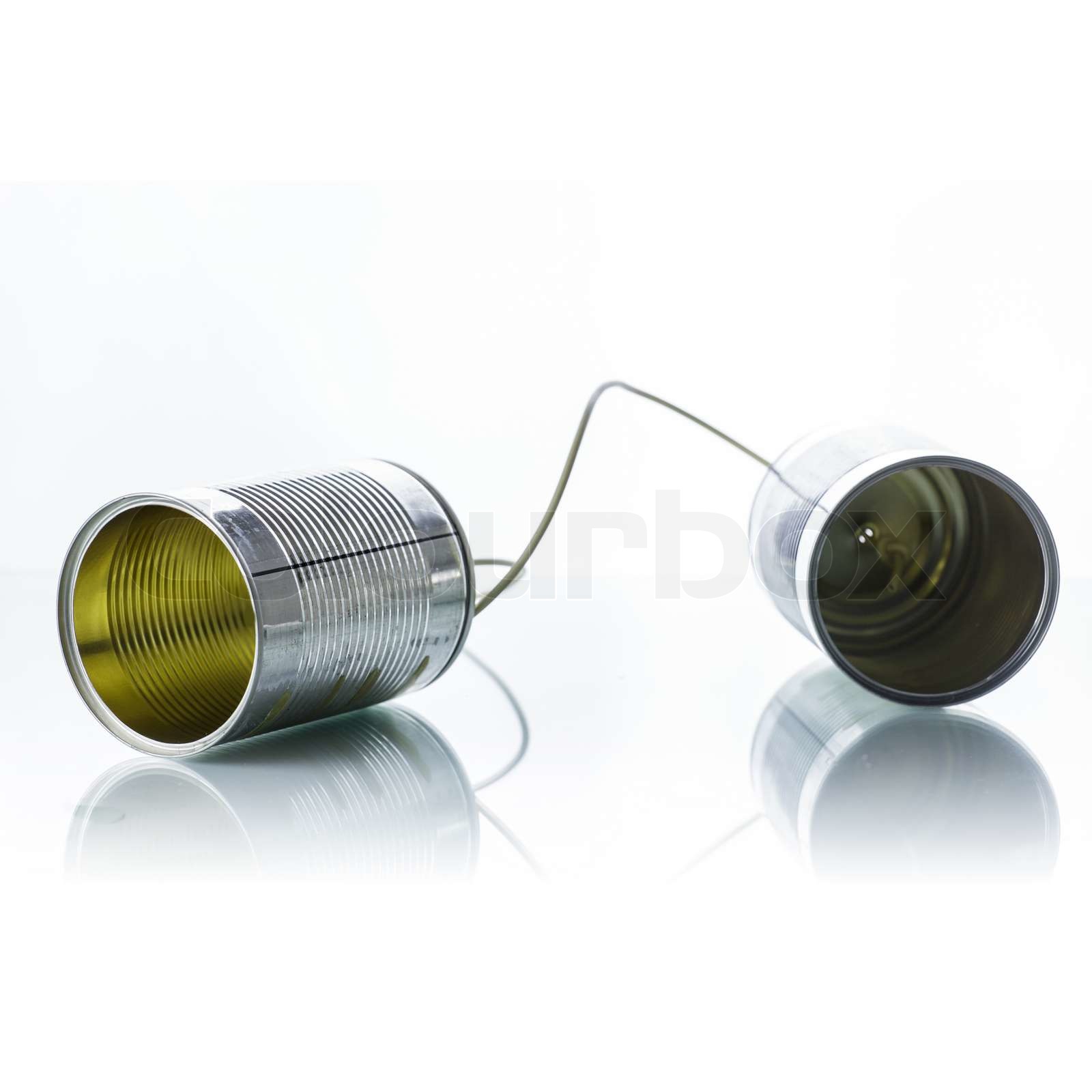 Tin Cans Telephone Stock Image Colourbox tin-cans-telephone-stock-image-colourbox