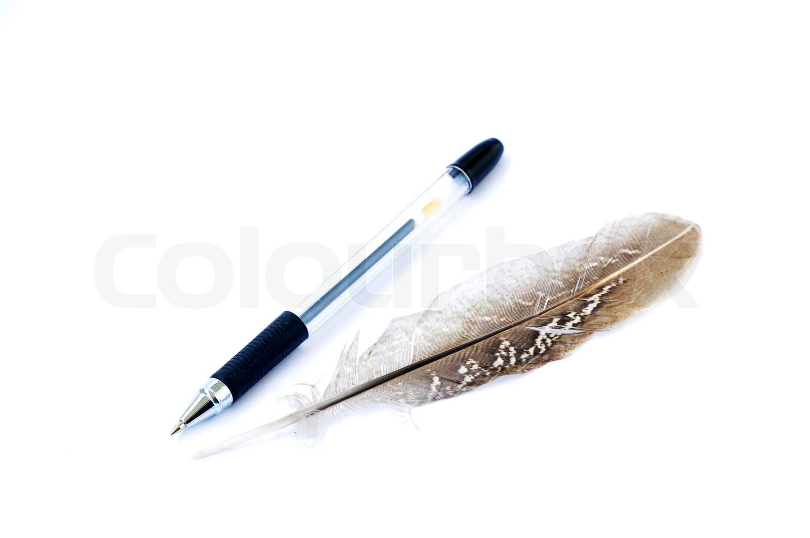 Stift und Feder | Stock Bild | Colourbox
