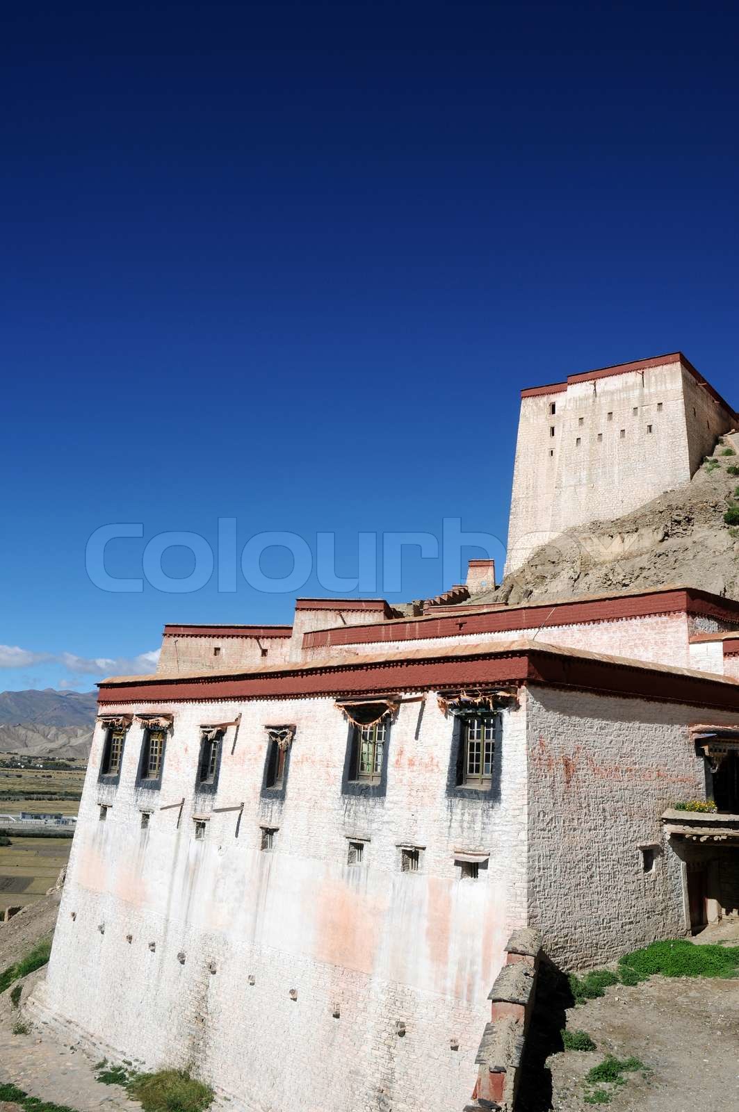 Ancient Tibetan castle | Stock image | Colourbox