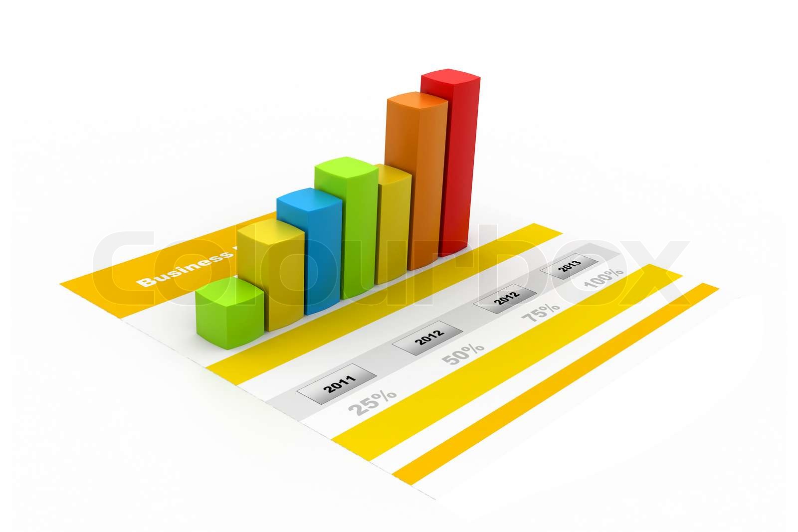 Business-Diagramm und chart | Stock Bild | Colourbox