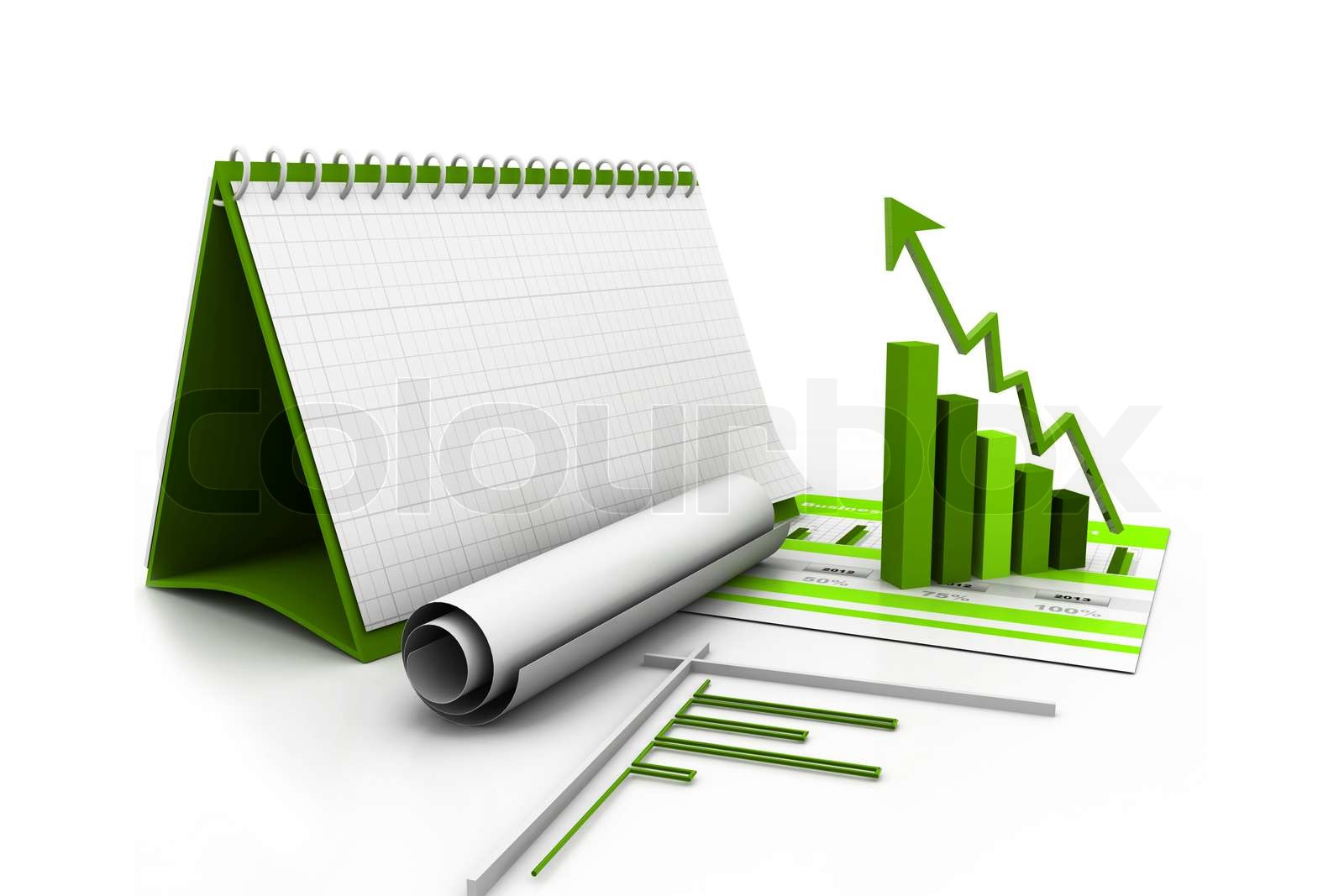Business-Diagramm und chart | Stock Bild | Colourbox