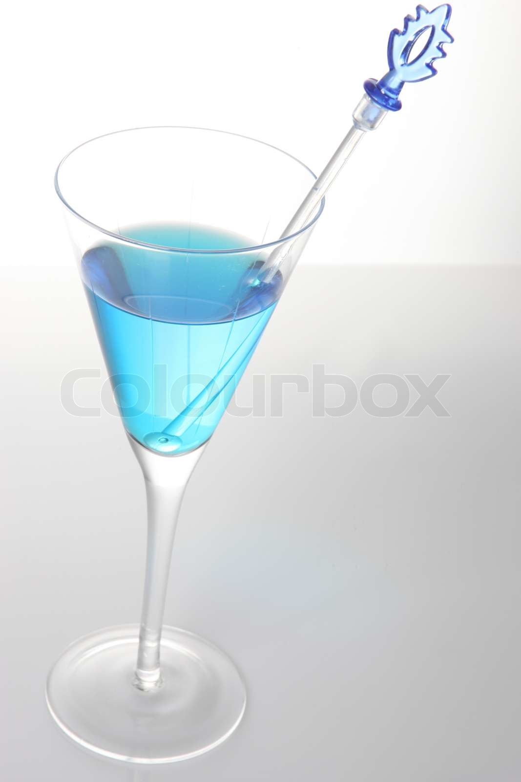 Blue cocktail | Stock image | Colourbox