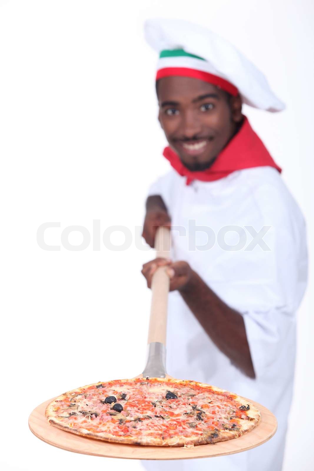 Italian pizza chef | Stock image | Colourbox
