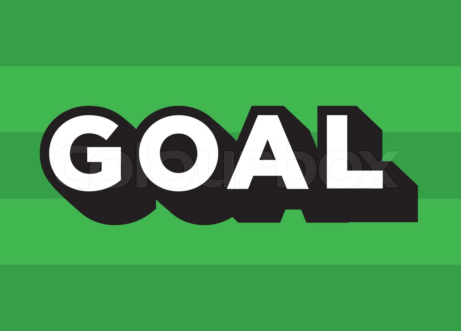 Tor-Logo-Design-Fußball | Stock-Vektor | Colourbox