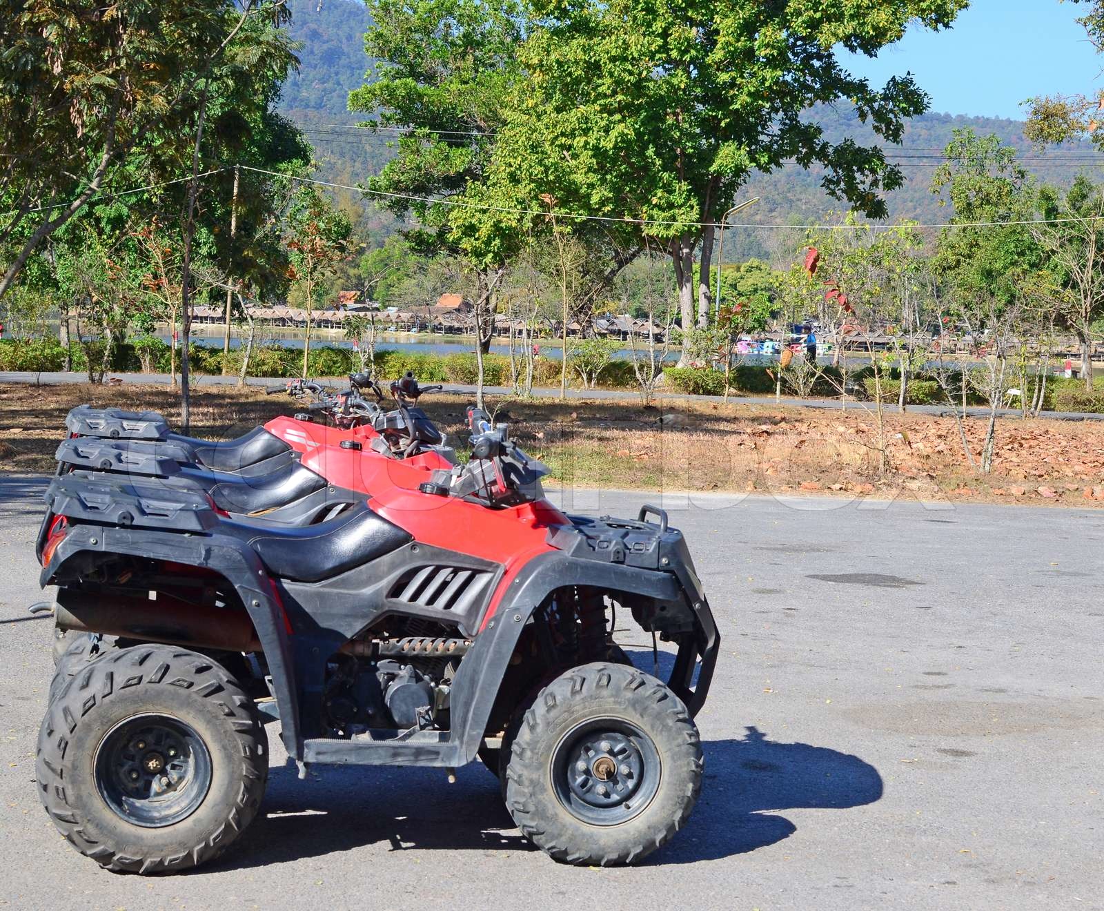 row of ATV | Stock image | Colourbox