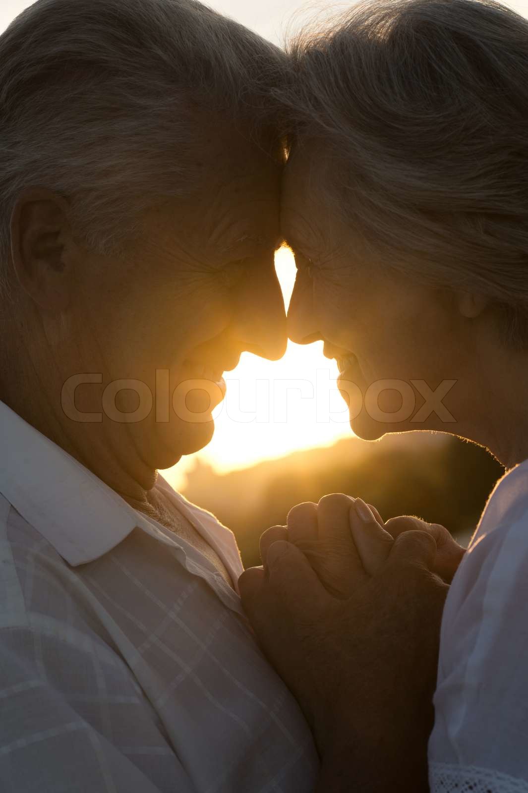 älteres Ehepaar in der Liebe | Stock Bild | Colourbox