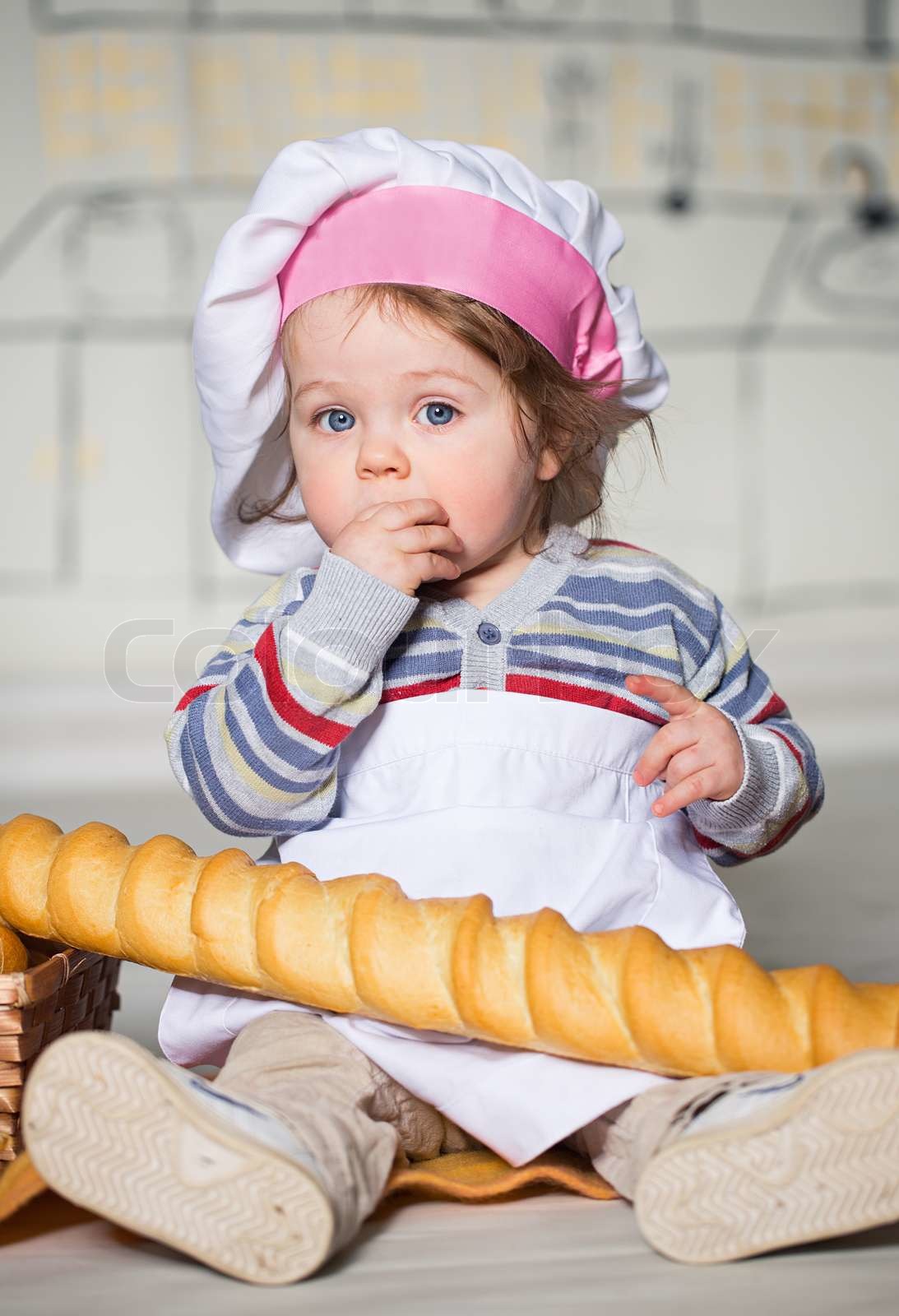 Little baker | Stock image | Colourbox