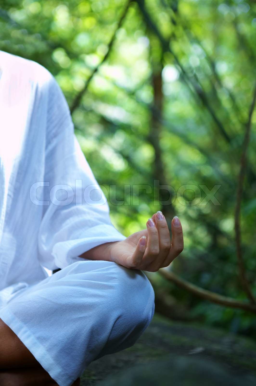 yoga pose | Stock image | Colourbox