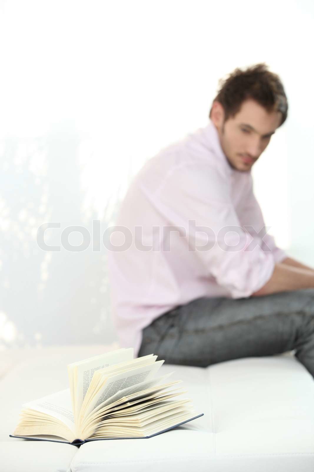 A man in trouble | Stock image | Colourbox