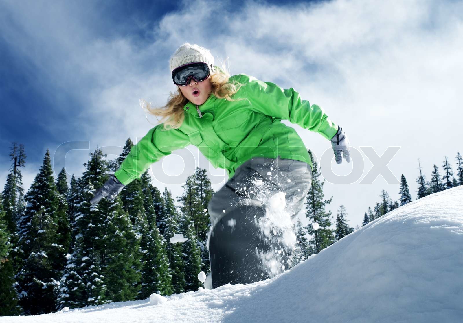 snow ride | Stock image | Colourbox