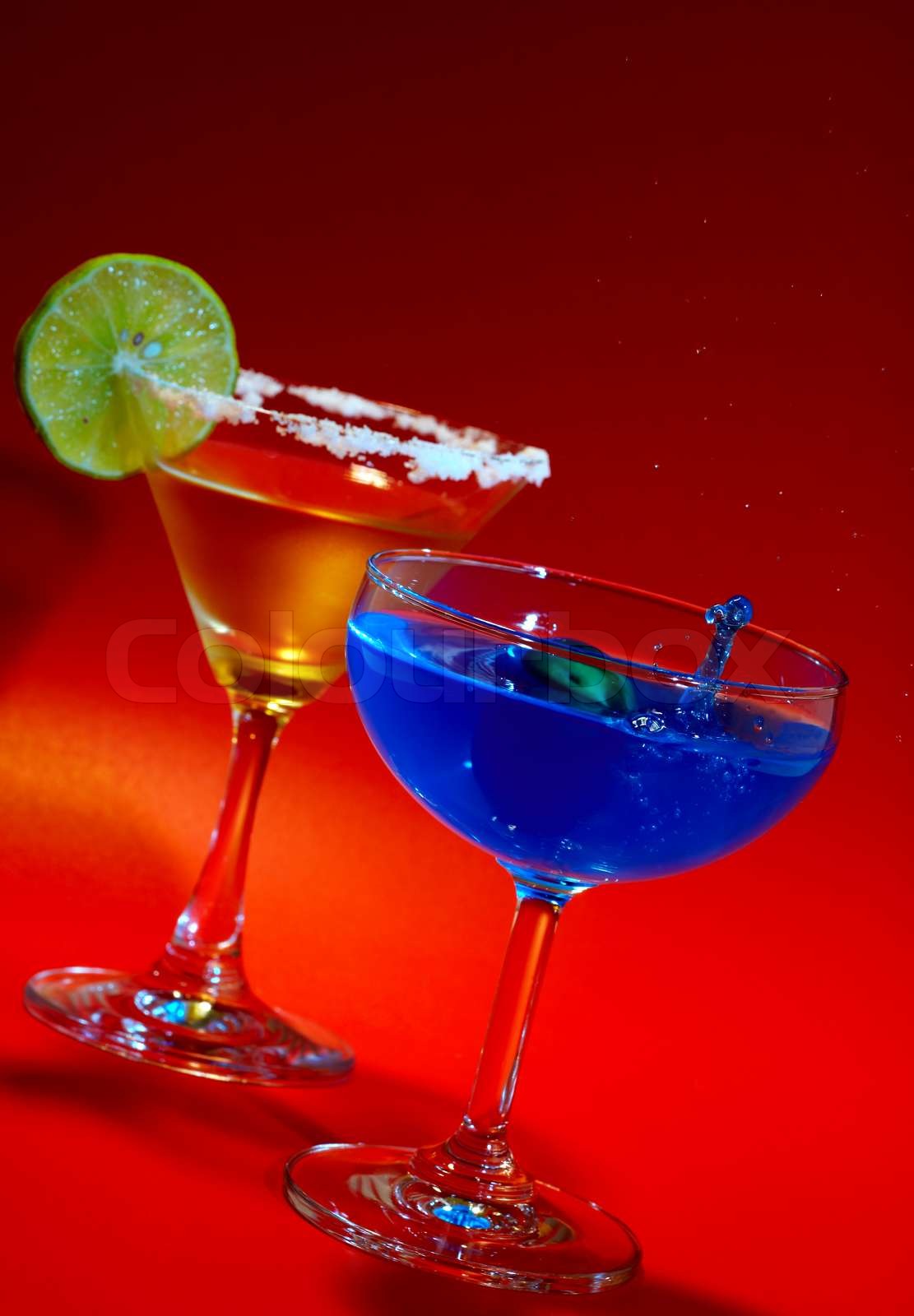 Blue splash | Stock Bild | Colourbox