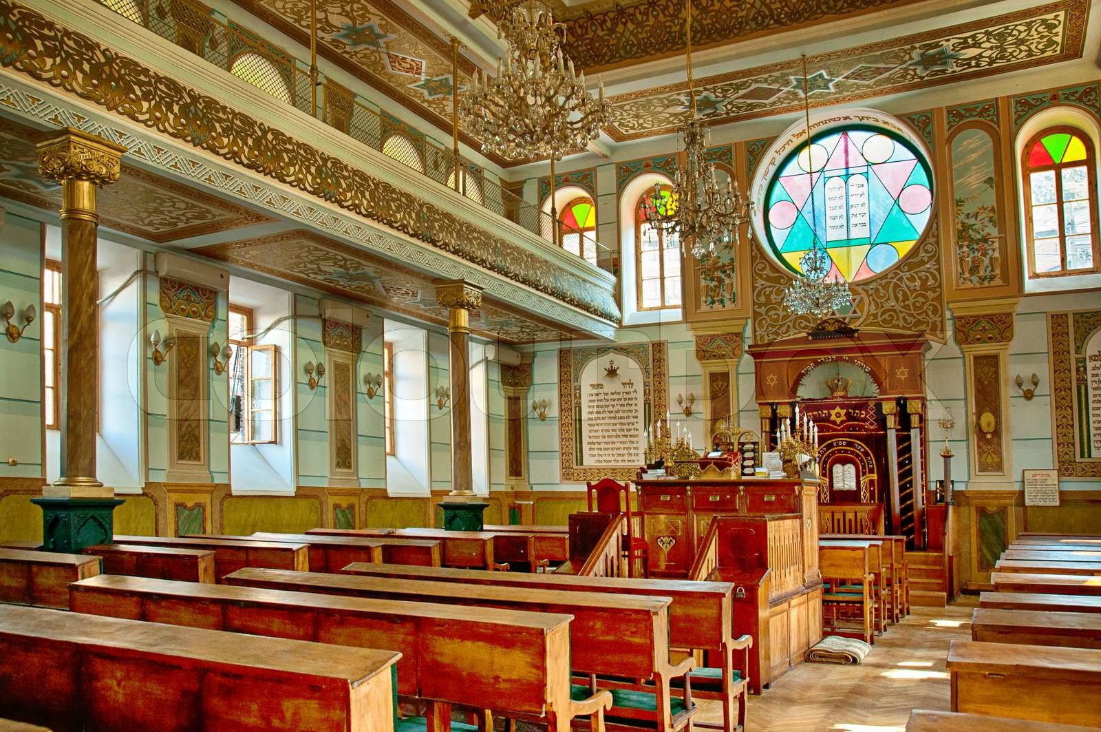 Synagogue interior | Stock image | Colourbox