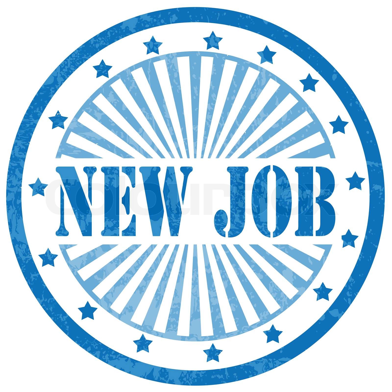 neue Job-Stempel | Stock-Vektor | Colourbox
