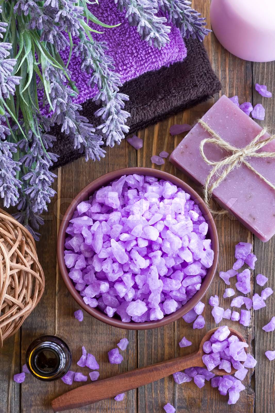 Lavender spa | Stock image | Colourbox