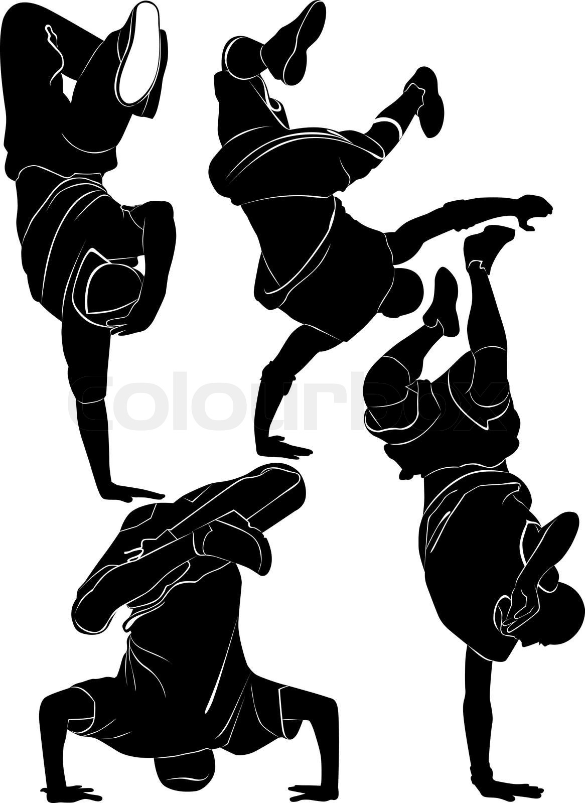 collection breakdance break dance | Stock vector | Colourbox