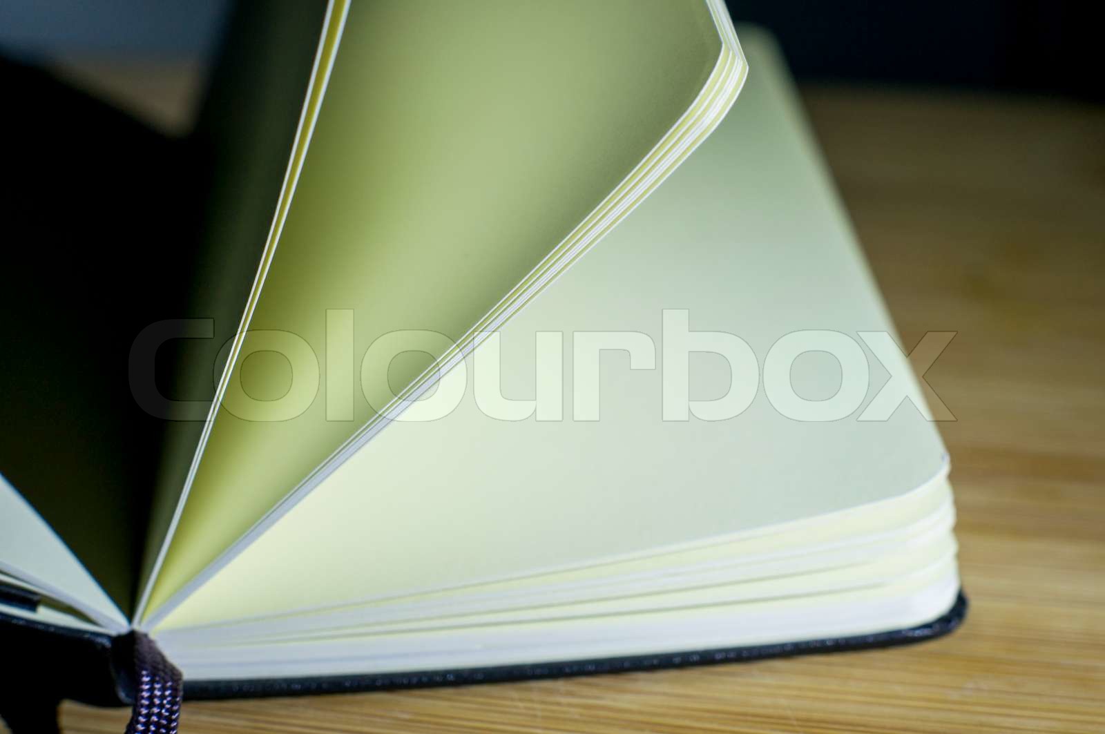 open book on desk | Stock image | Colourbox