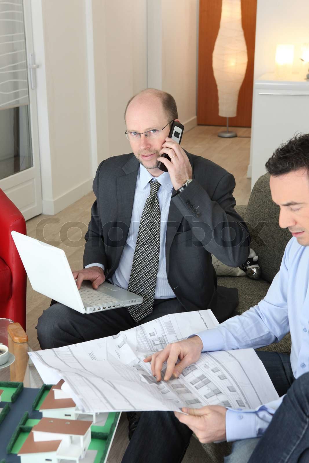 Architect and client | Stock image | Colourbox