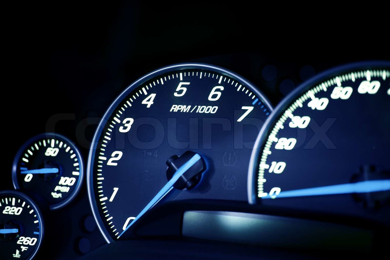 Vehicle Dash Instruments | Stock image | Colourbox