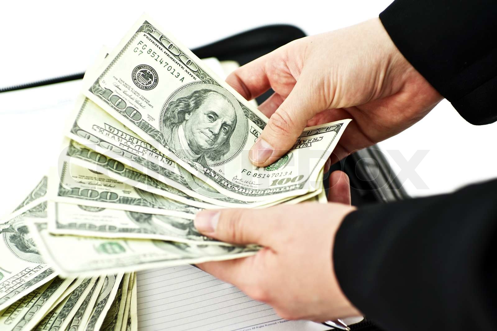 Money Counting | Stock image | Colourbox