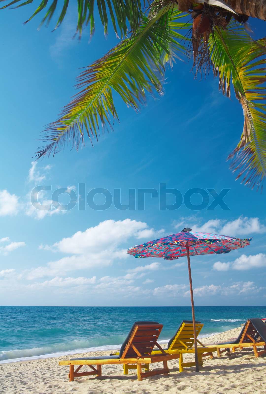 on the beach | Stock image | Colourbox