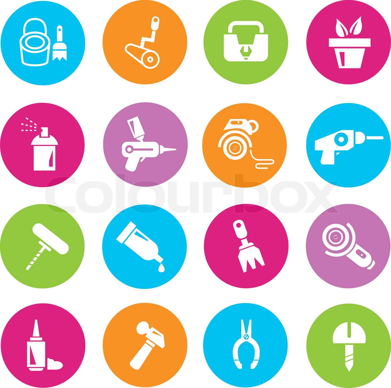 Werkzeuge-Symbole | Stock-Vektor | Colourbox