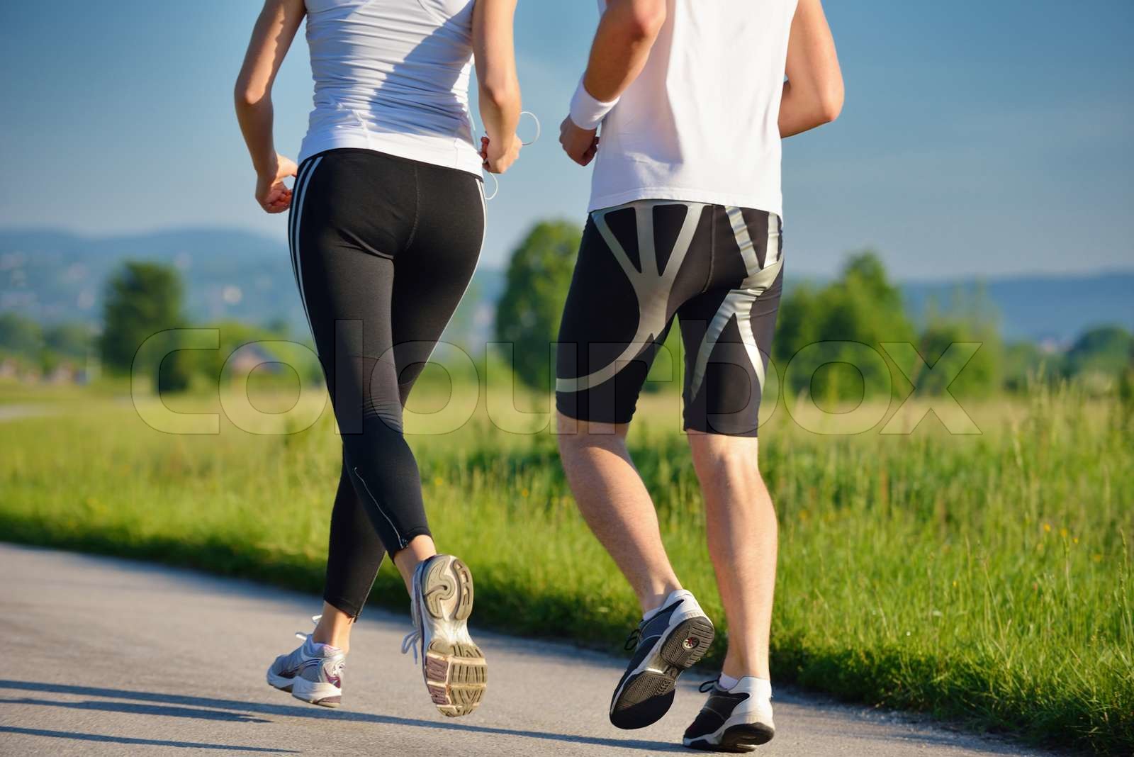 couple jogging | Stock image | Colourbox