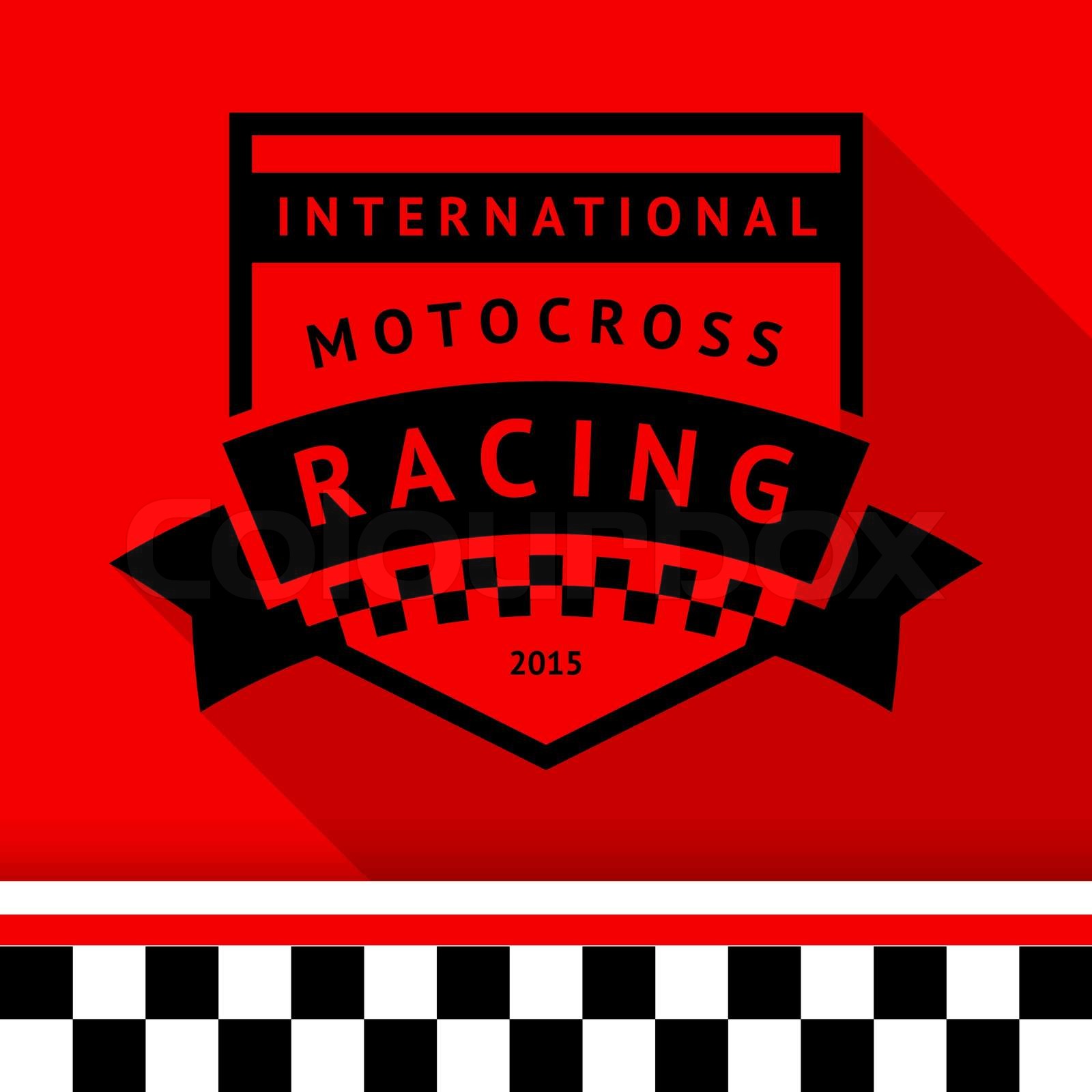 Racing stamp-14 | Stock vector | Colourbox